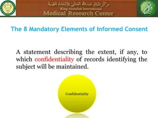 Informed consent: Definition & elements | PPTX