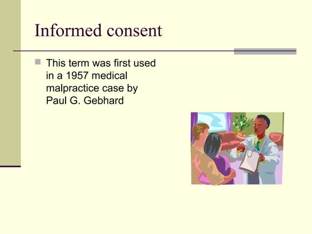 Informed consent | PPT