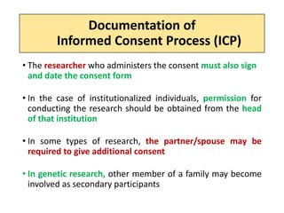 INFORMED CONSENT PROCESS IN MEDICAL RESEARCH | PDF