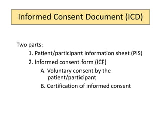 INFORMED CONSENT PROCESS IN MEDICAL RESEARCH | PDF