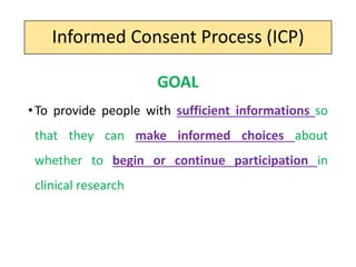 INFORMED CONSENT PROCESS IN MEDICAL RESEARCH | PDF