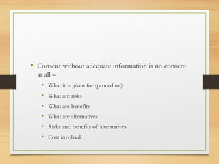 Medical Ethics: Informed consent and its importance.pptx