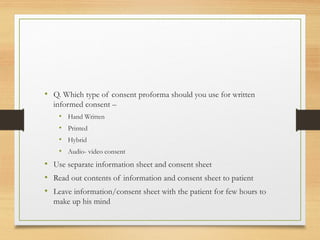 Medical Ethics: Informed consent and its importance.pptx