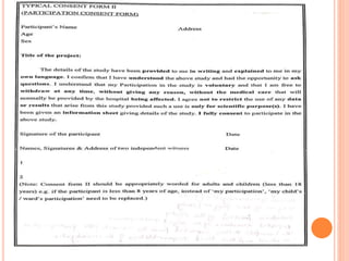 INFORMED CONSENT-for theory class.pptx, aims , bg nagar | PPTX