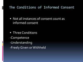 Informed consent and vulnerable populations | PPTX