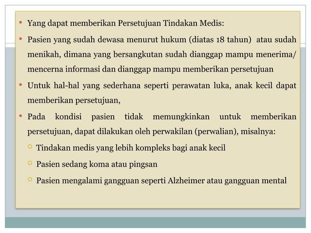INFORMED CONSENT dan Persetujuan Tindakan Medis.pptx
