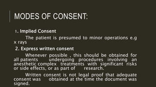 Informed consent - Medical | PPTX