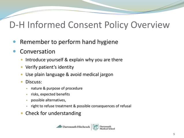 Informed Consent powerpoint | PPTX | Sexual Health | Diseases and ...
