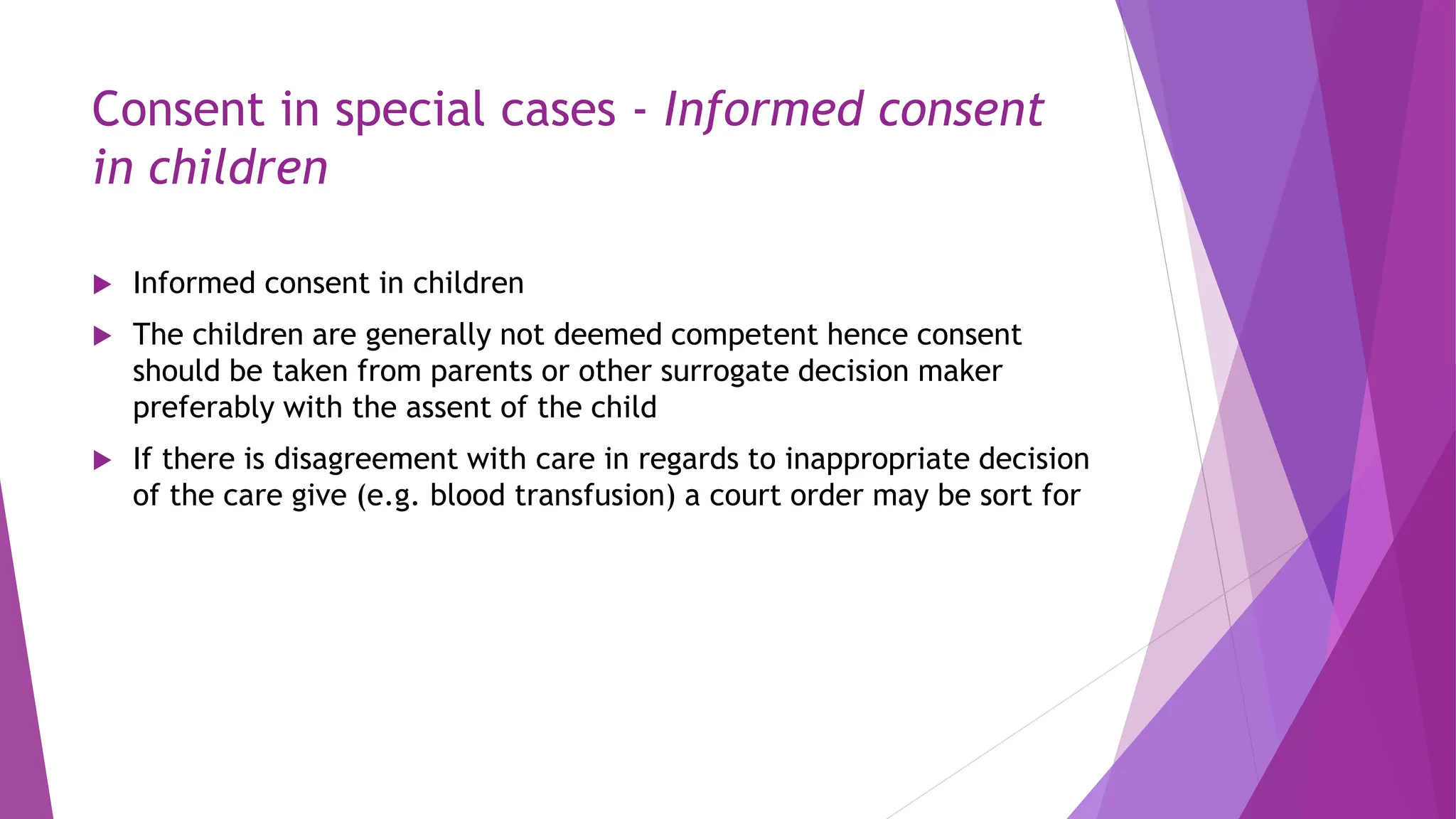 a power point presentation on Informed Consent in Surgery .pptx
