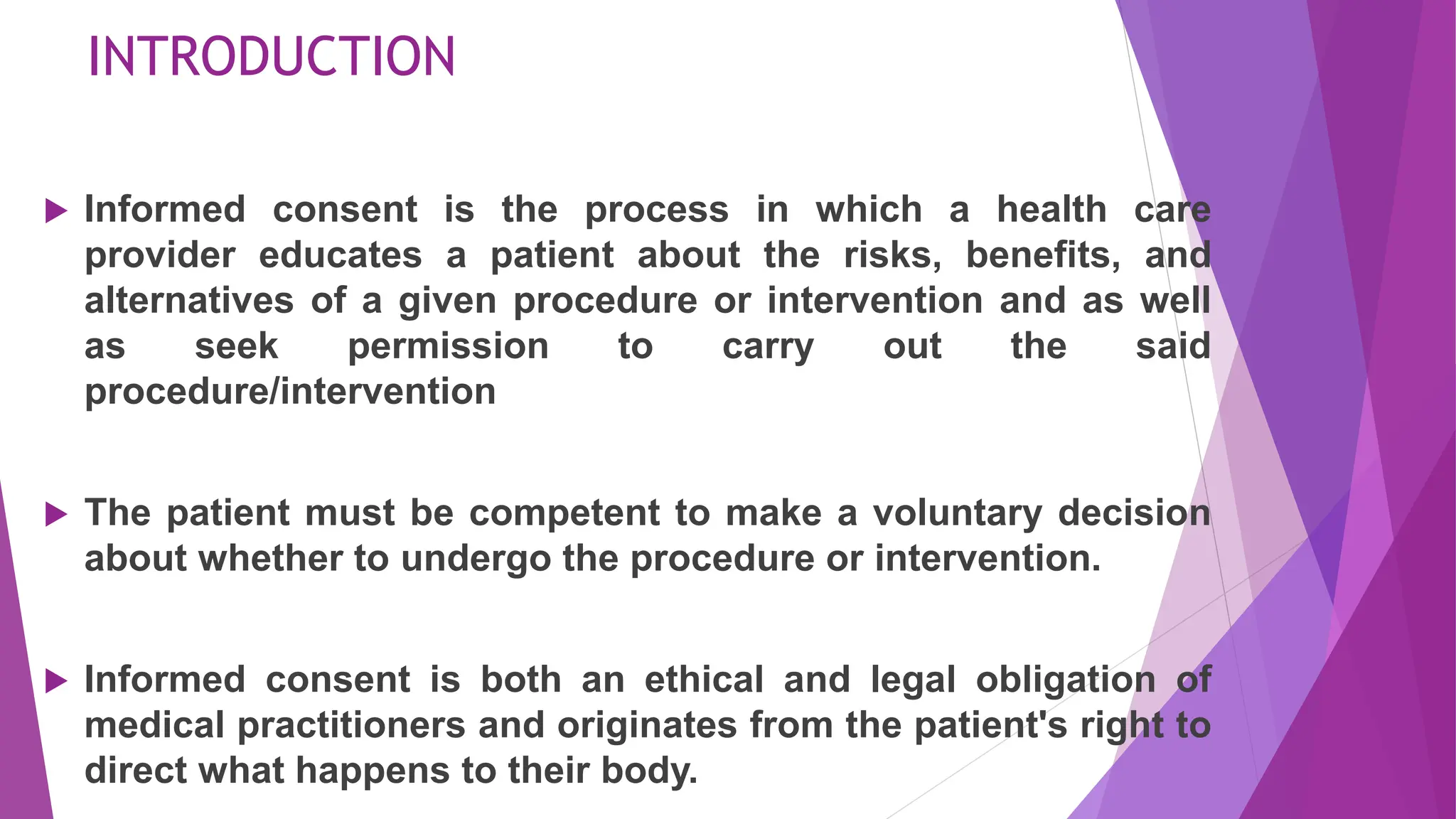 a power point presentation on Informed Consent in Surgery .pptx