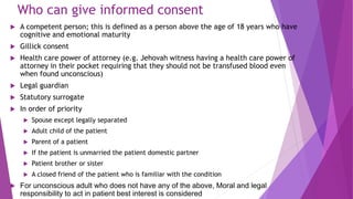 a power point presentation on Informed Consent in Surgery .pptx