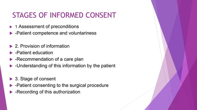 a power point presentation on Informed Consent in Surgery .pptx ...