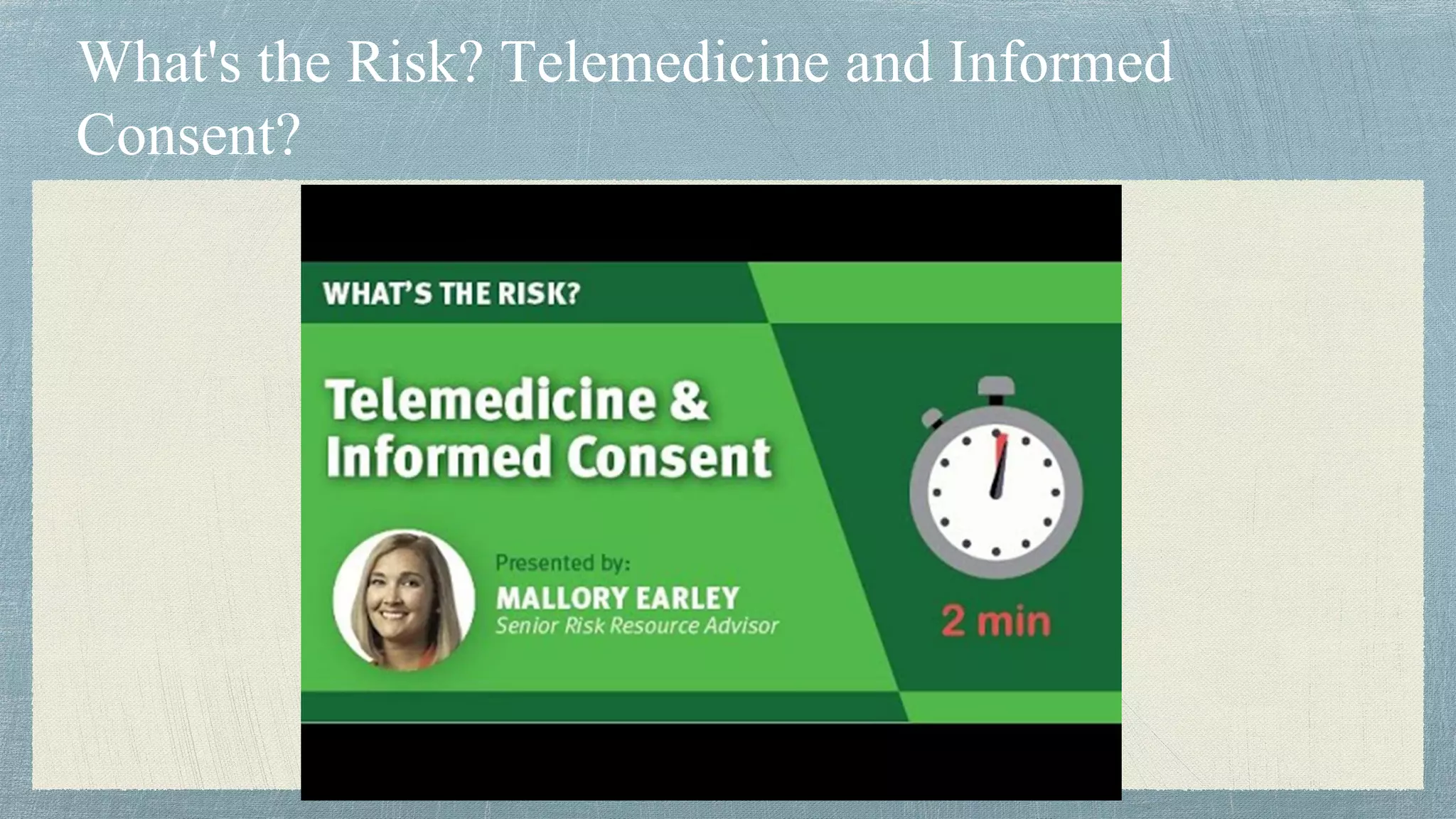 Informed consent in telemedicine | PPT