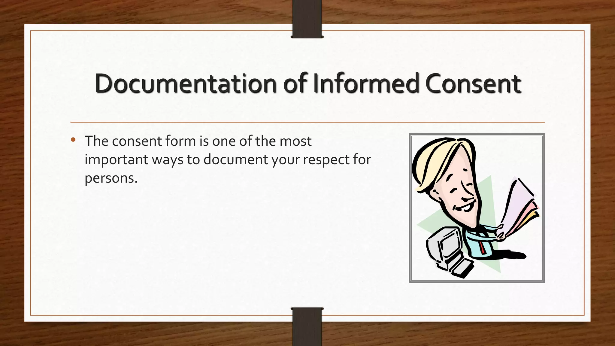 Informed Consent Form ppt | PPTX