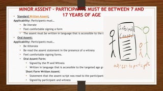 Informed Consent Form ppt | PPTX