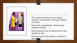 Informed Consent Form ppt | PPTX