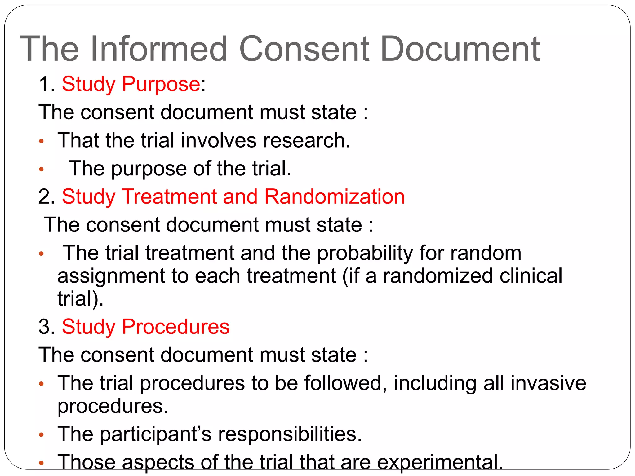 Informed consent process | PPTX