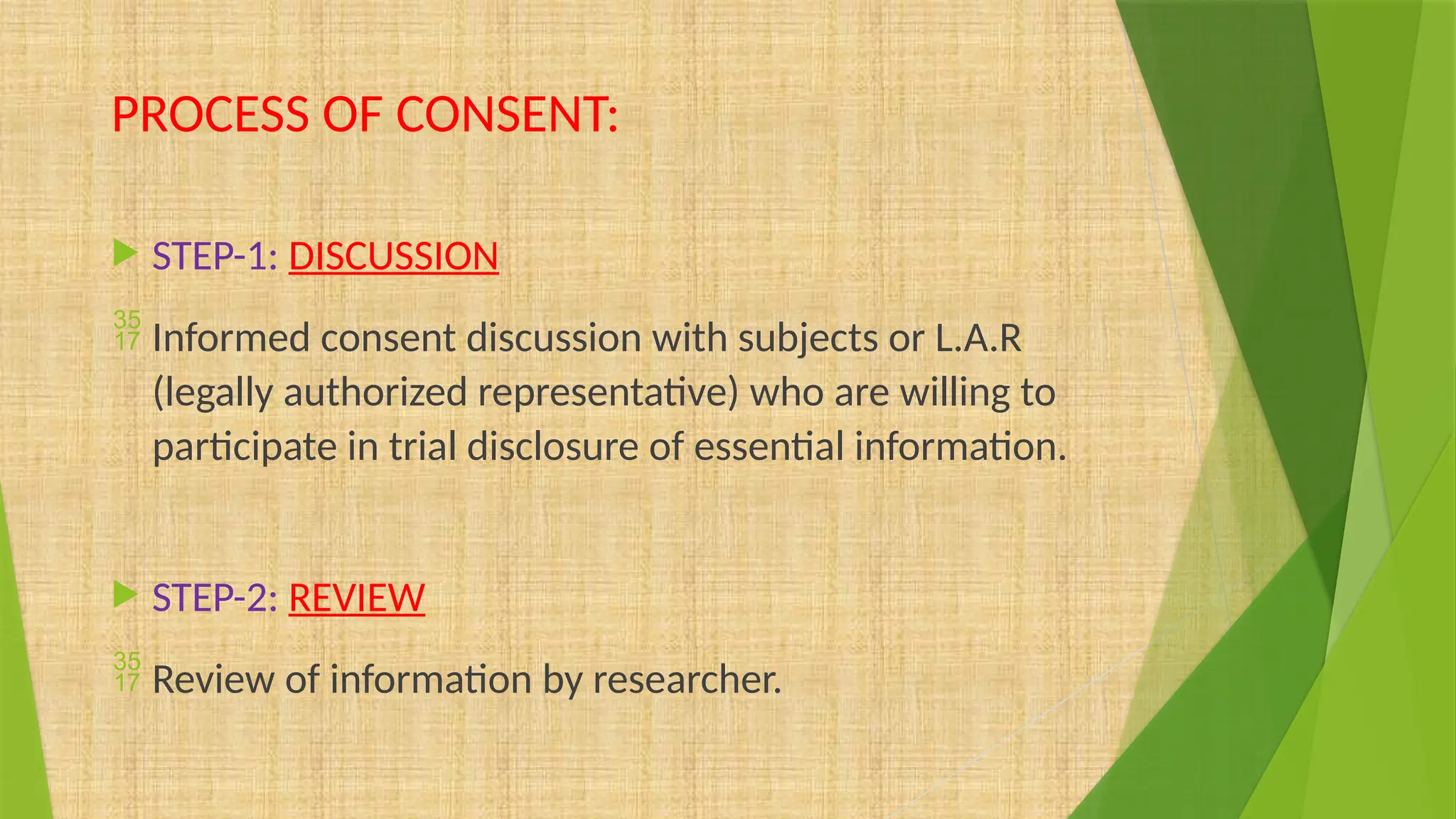 INFORMED CONSENT PROCESS AND PROCEDURE.pptx