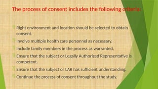 INFORMED CONSENT PROCESS AND PROCEDURE.pptx