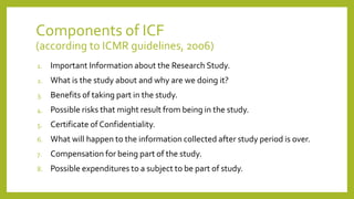 Informed consent process and procedures | PPTX