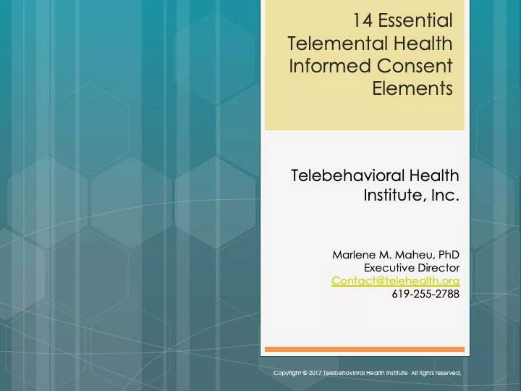 14 Essential Informed Consent Elements | PPT