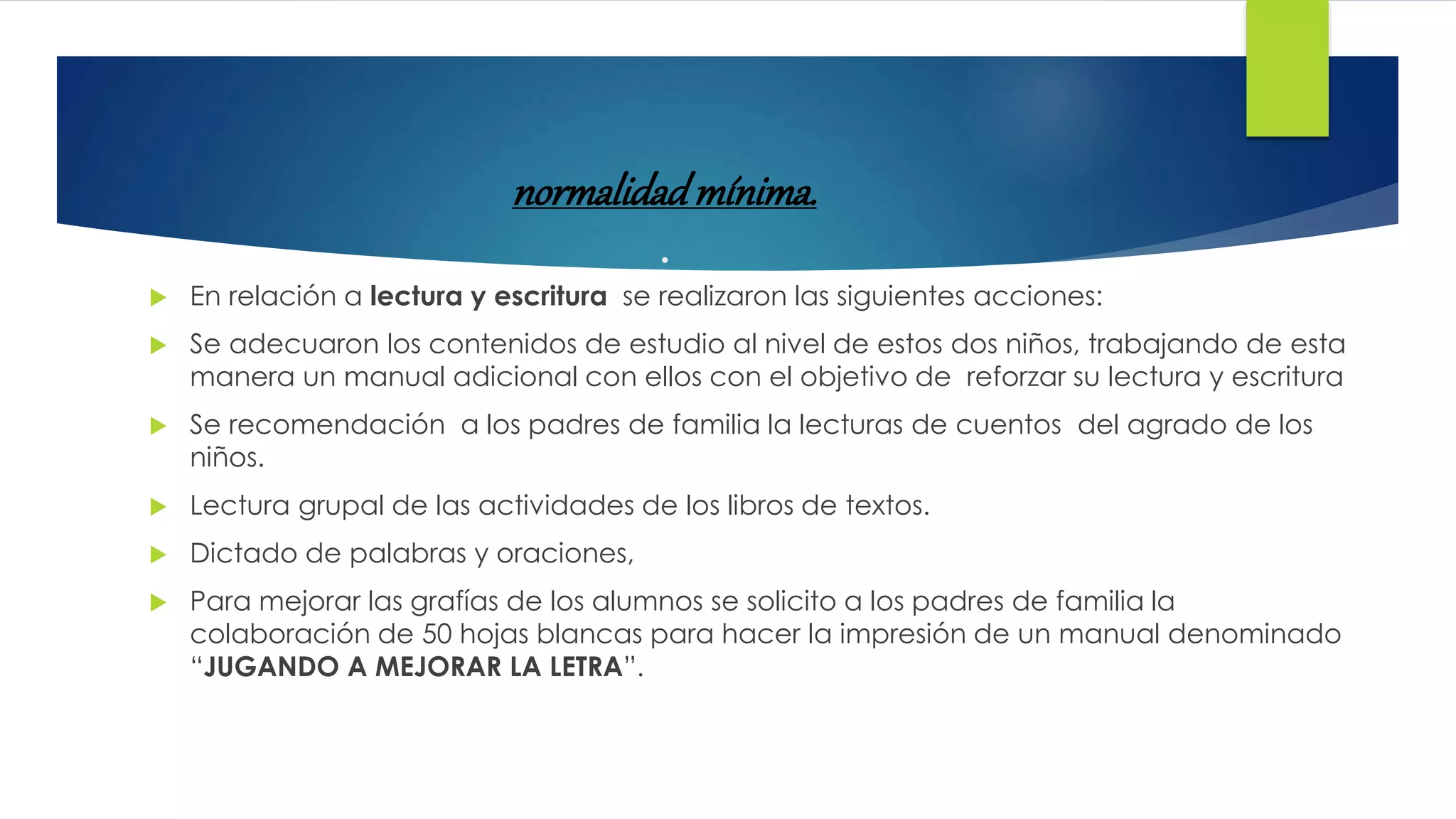 Informe de actividades del tercer grado, grupo copia | PPTX