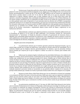 INFORME DE ADMISIBILIDAD MARIO FRANCISCO TADIC ASTORGA Y OTROS BOLIVIA ...