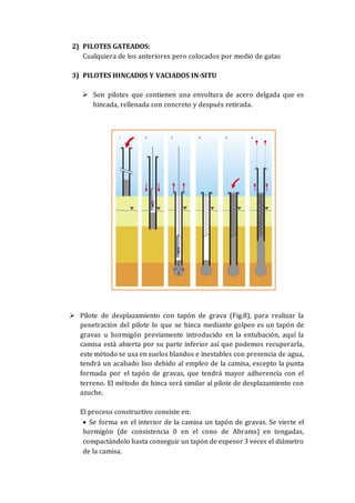 Cimentaciones Profundas con Pilotes | DOCX