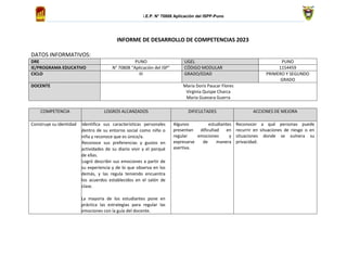 informe de competencias TERCER GRADO.docx