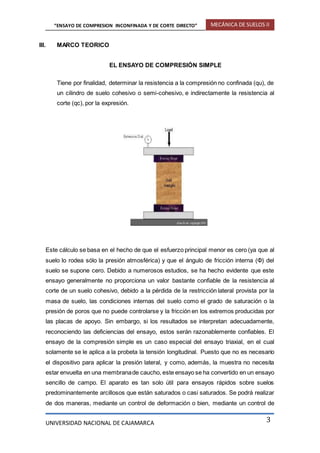 Informe de compresion simle | DOCX