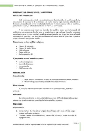 Informe de laboratorio 3: Tabla periódica | PDF