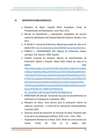 Informe de practicas finales cestunt | PDF