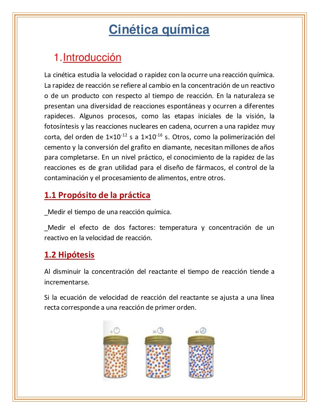 Informe De Quimica Laboratorio 8