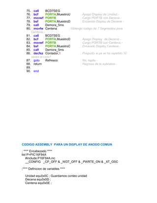 Informe de sistemas digitales lab6 | DOCX