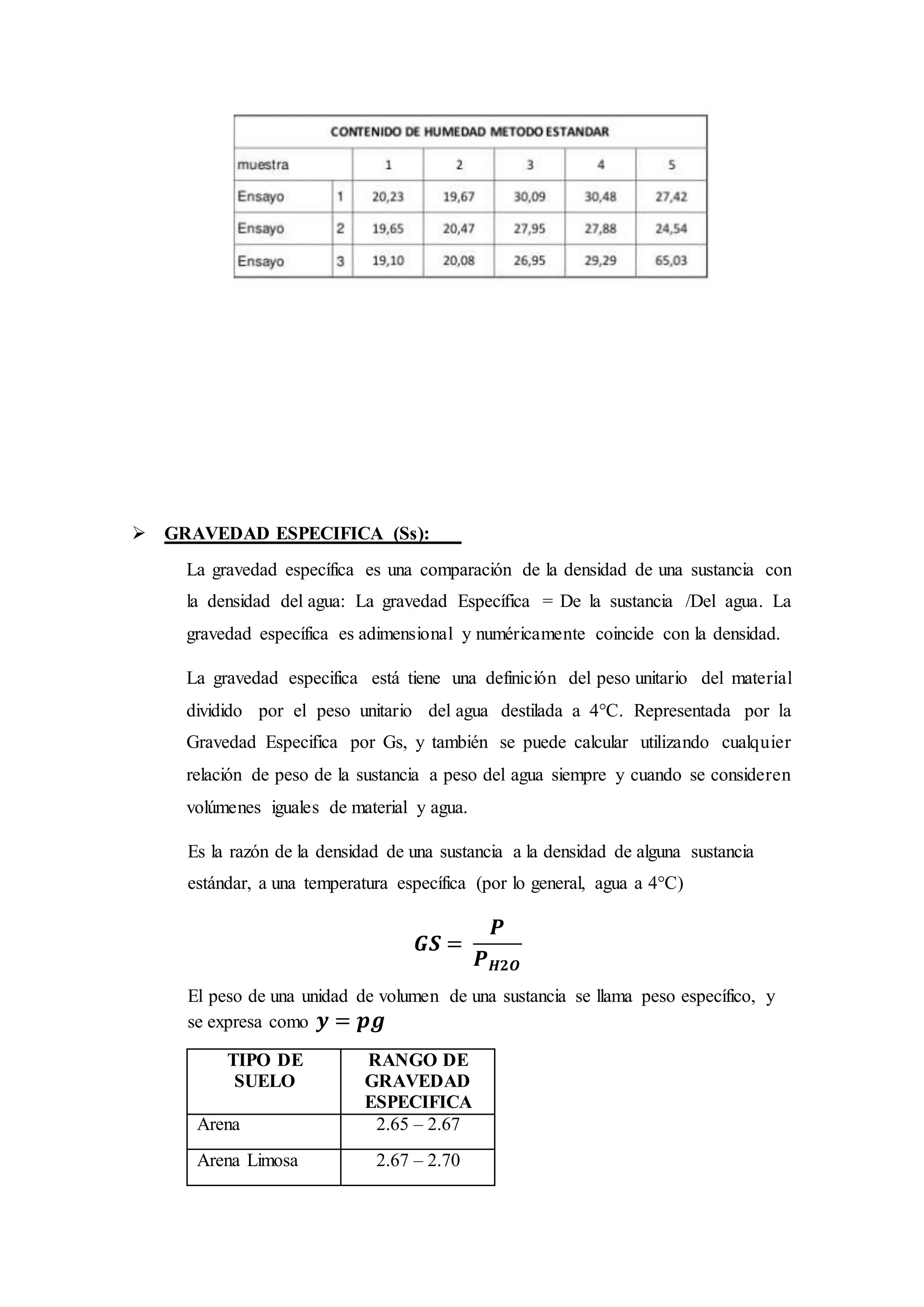 PROCEDIMIENTO EN LABORATORIO DE LA REALIZACIÓN DEL CONTENIDO DE HUMEDAD ...