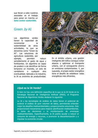 ALGORITMOS VERDES: 10 retos para el desarrollo de la Inteligencia ...