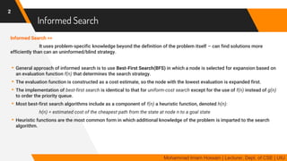 AI 4 | Informed Search | PDF