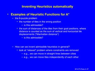 InformedSearch in artificial intelligence | PPT