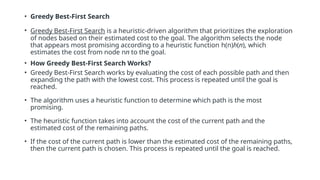 Informed search algorithm.pptx power poi | PPTX