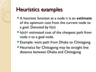 Informed search (heuristics) | PPT