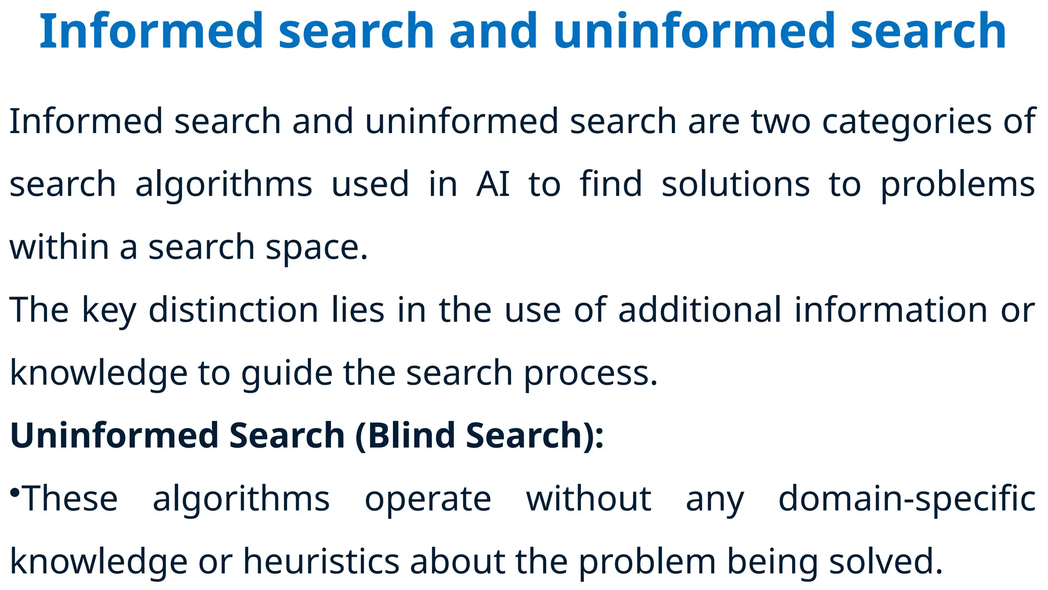 Informed and Uninformed Search in AI.pptx