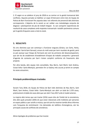 Informe Policia de barri de Barcelona | PDF