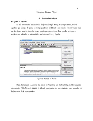 Informe escrito sobre PSeInt | DOCX