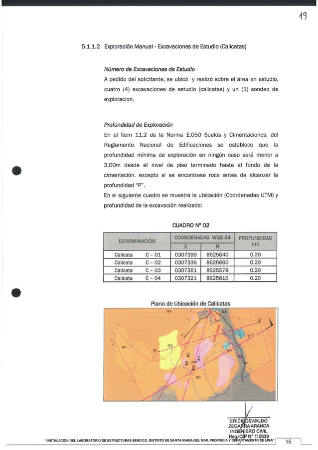 Informe estudio geotecnico sta maria final parte01 | PDF