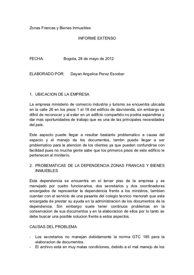 Que Es Un Informe Extenso - slingo