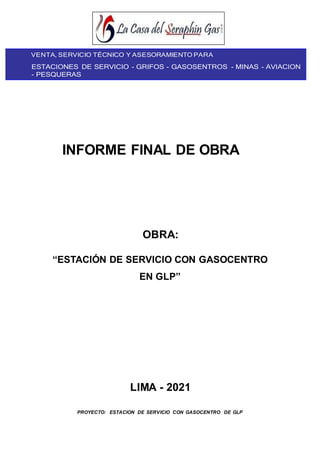 Informe final de obra | DOCX