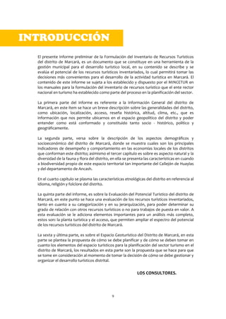 Inventario de los Recursos Turisticos de Marcará | PDF