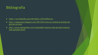 Informe final rebobinado motor fase partida1 | PPTX