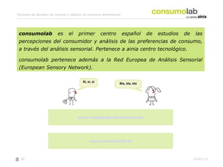 Informe habitos de consumo de consumolab | PPT