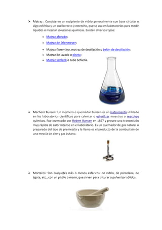 Informe instrumentos de laboratorio | DOCX